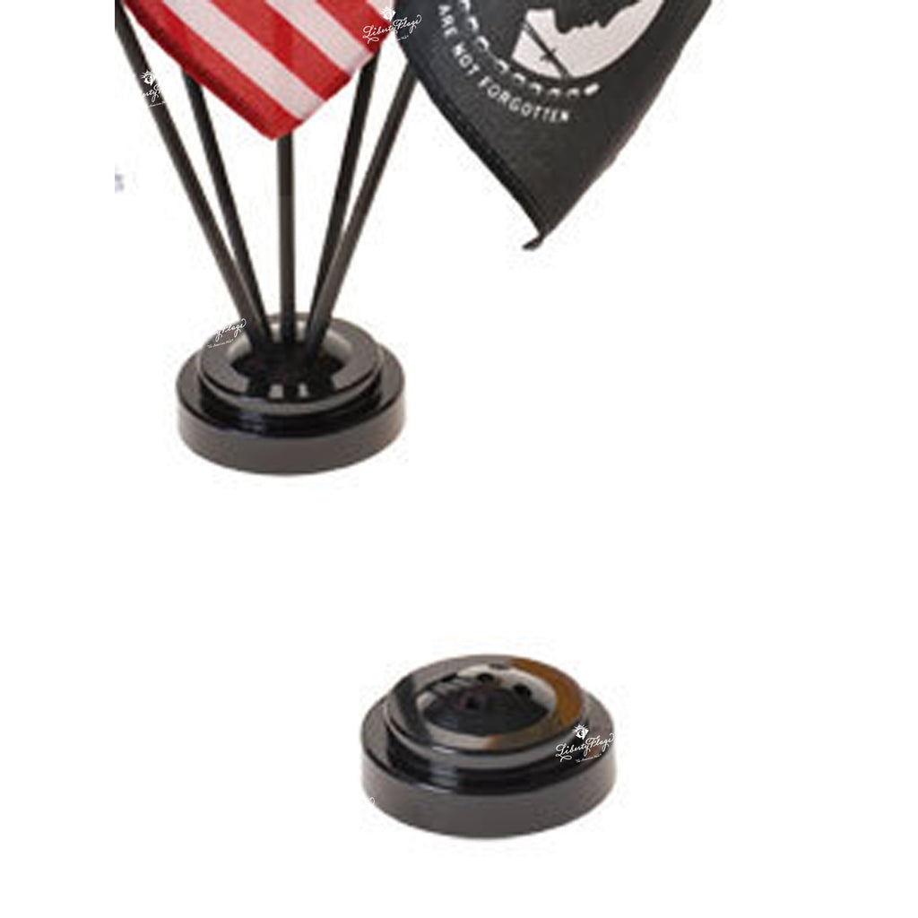 Display Bases for 4"x6" Flags - 1 to 7 Capacity | LIBERTY FLAGS, The ...