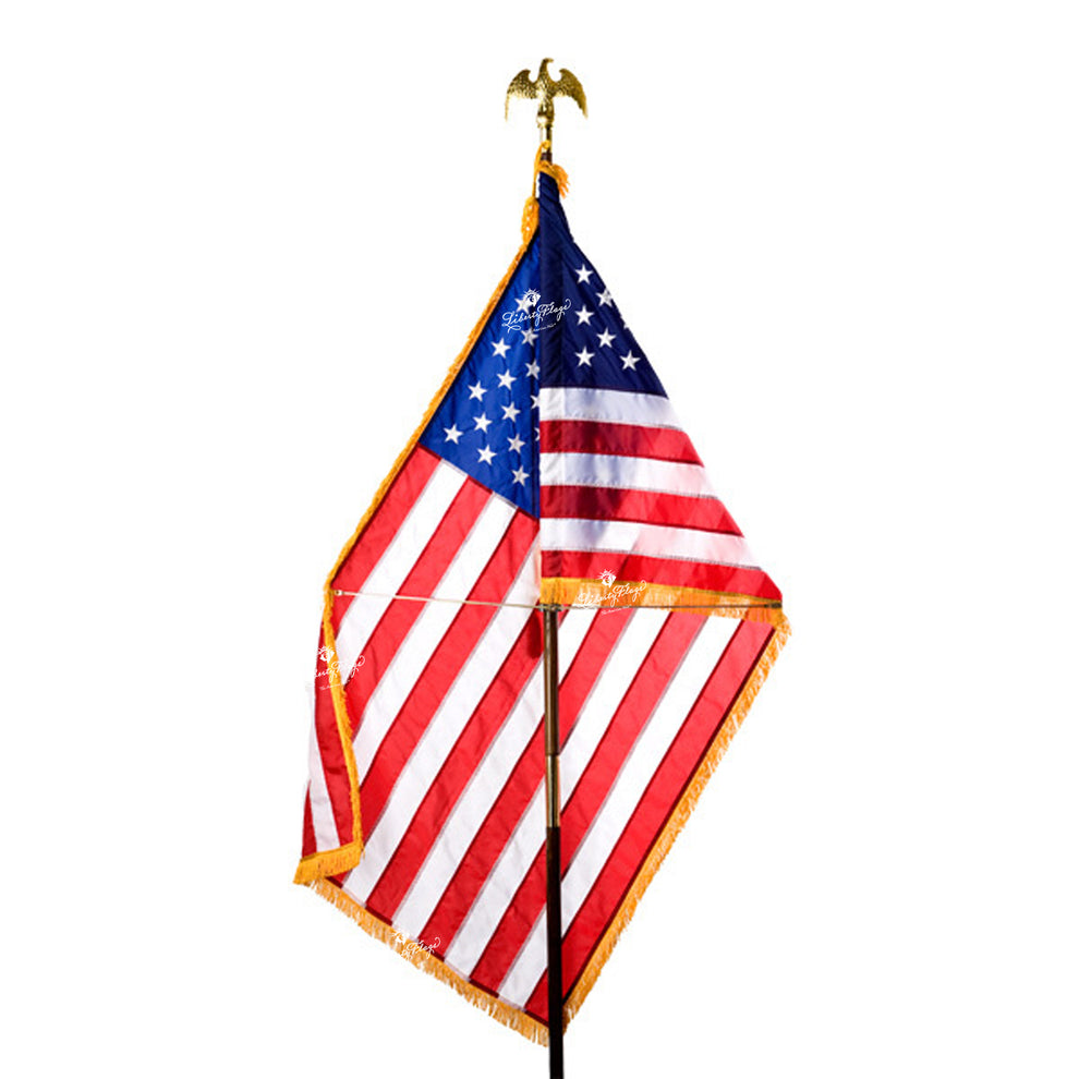 Military Ceremonial Flag Set of 5 Indoor Display | Made in USA ...