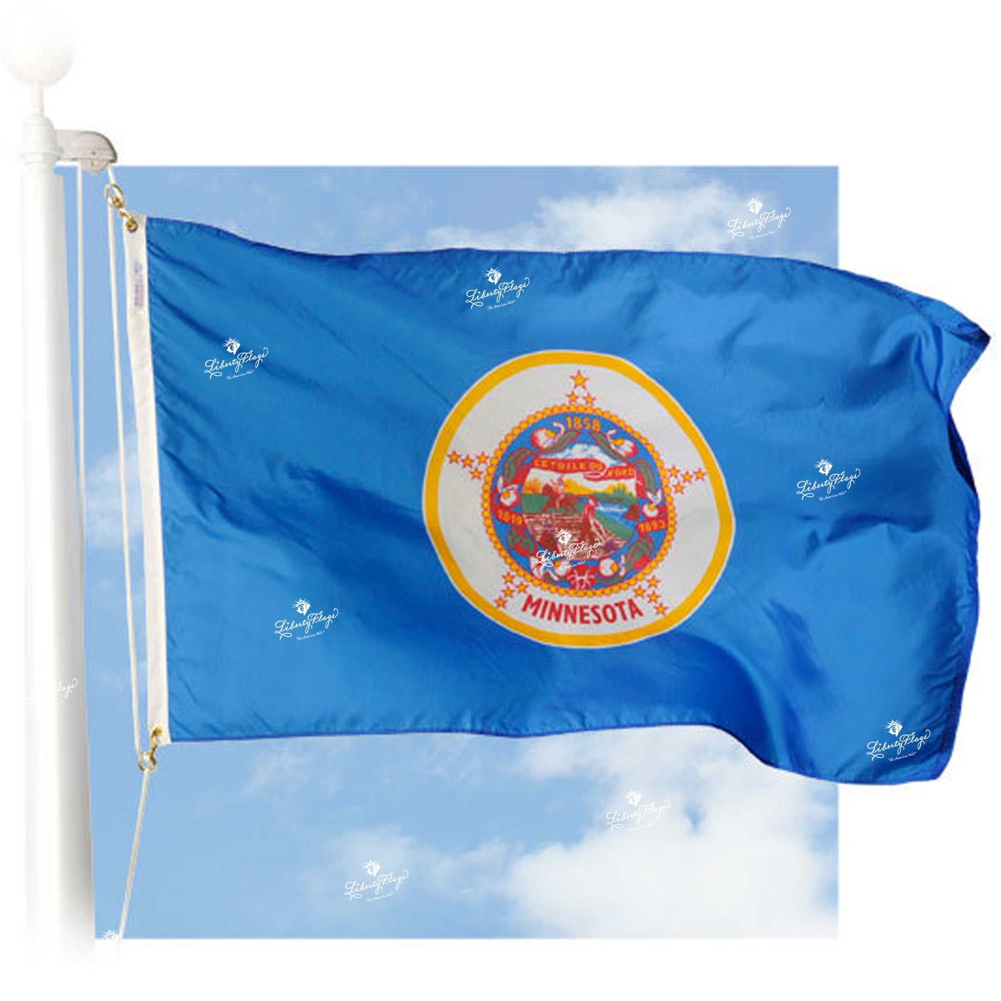 Minnesota Nylon Outdoor Flags – LibertyFlags.com