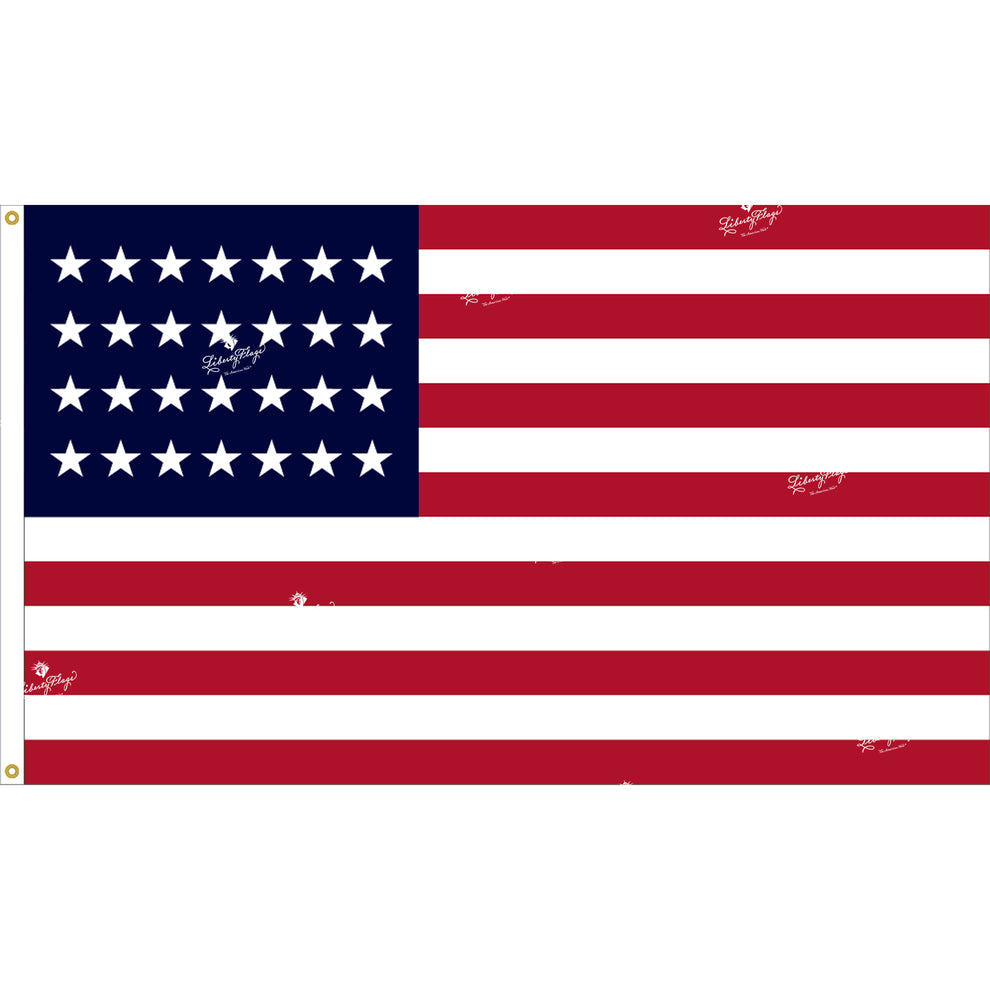 28 Star Outdoor Historic U.S. Flags 1846 – LibertyFlags.com