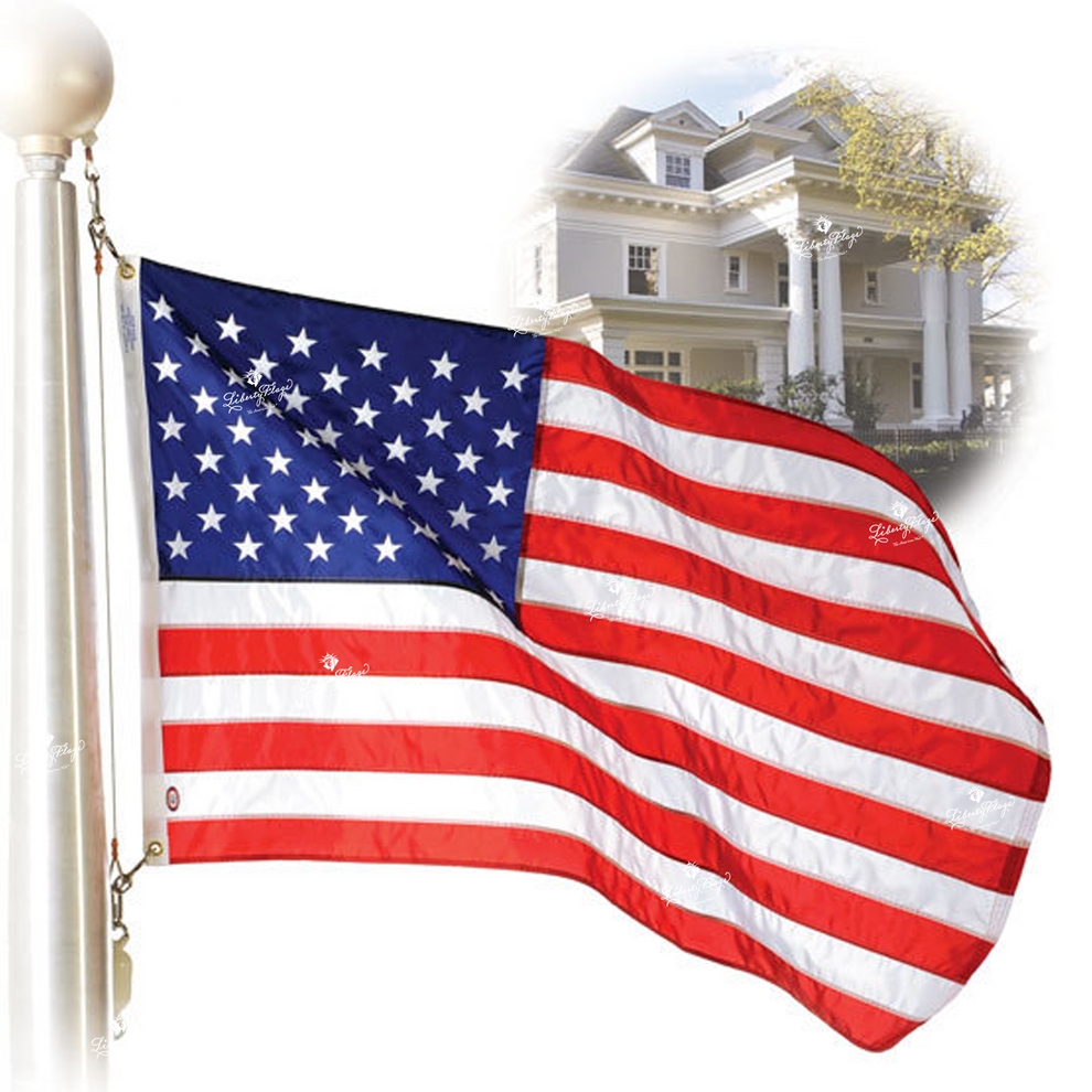 American Flags - Classic Traditional Cotton Outdoor – LibertyFlags.com