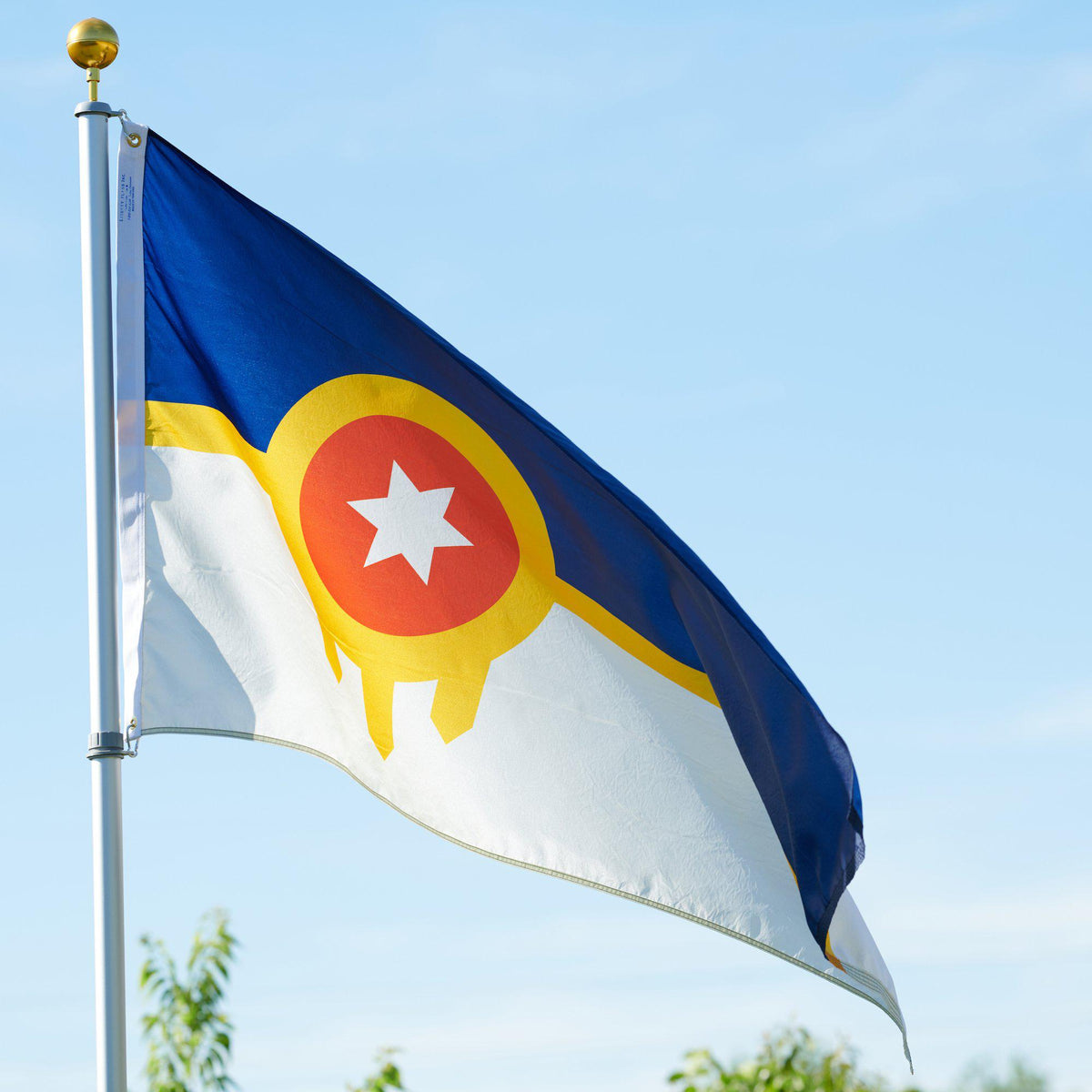 Tulsa Flag | LIBERTY FLAGS, The American Wave®